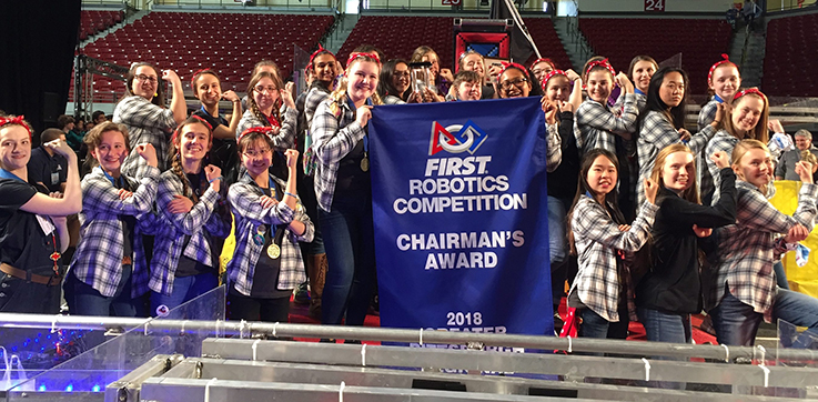 Social Distancing Doesn’t Halt Innovation for the Girls of Steel ...